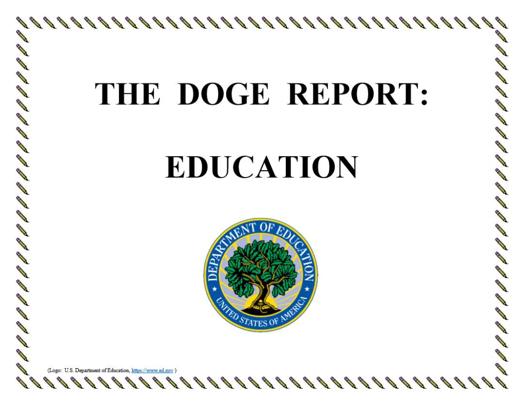THE DOGE REPORT: EDUCATION - All Wet Publishing LLC